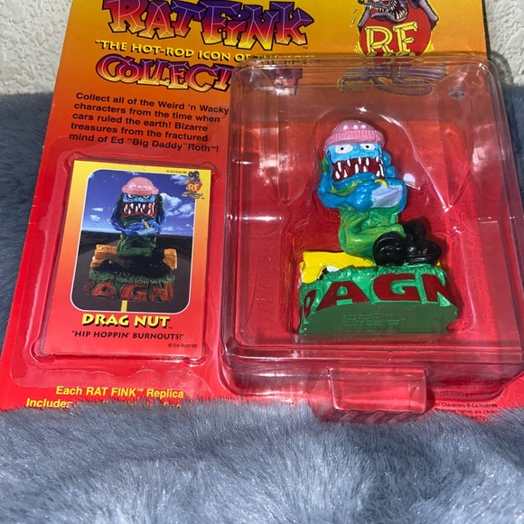 ed roth | Toys | Vintage Rat Fink Drag Nut Figure By Ed Big Daddy Roth ...